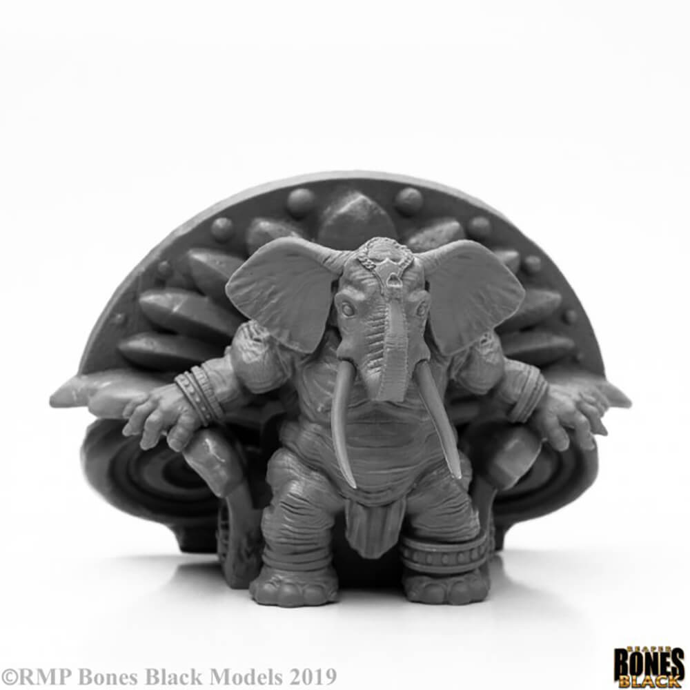 Mini - Reaper Bones Black Deluxe 44101 Lord of the Jungle (Elephant ...