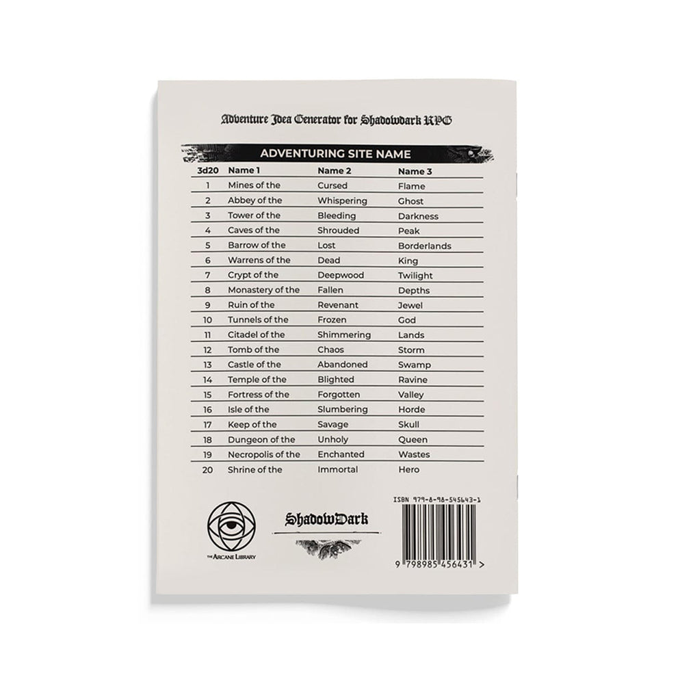 Shadowdark RPG Quickstart Set — Twenty Sided™