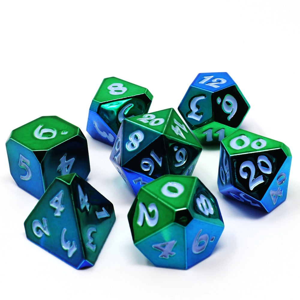Dice Set Avalore Chromorphics (7ct, 16mm) Ethereal Conduit — Twenty Sided