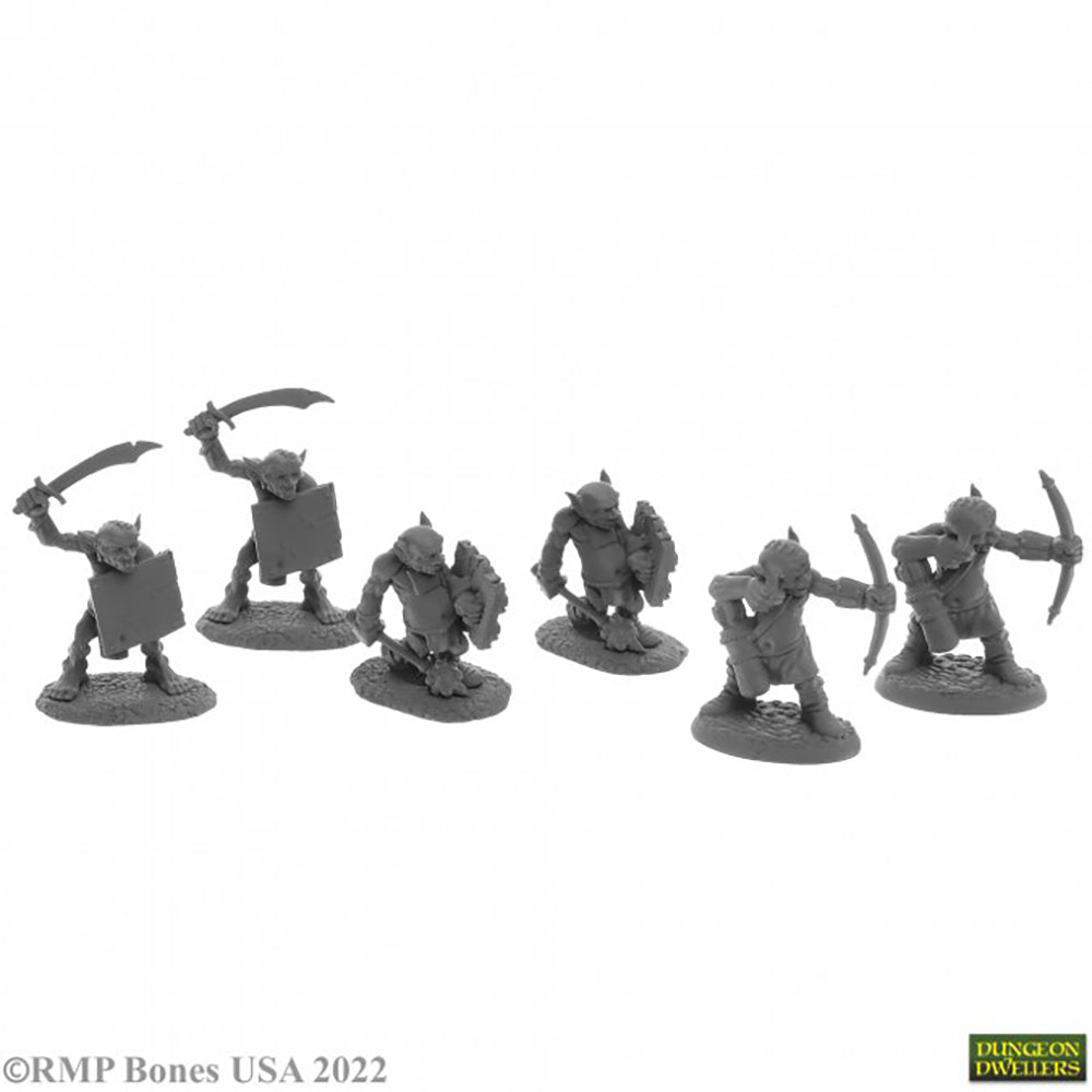 Mini - Reaper Bones USA 07045 Goblin Skirmishers (6ct) — Twenty Sided™