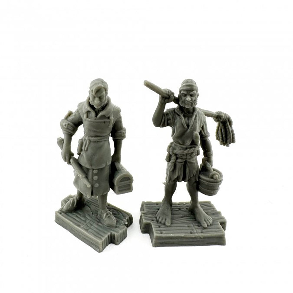 Mini - Reaper Bones Black 20728 Swabbie and Sawbones (2ct) — Twenty Sided™