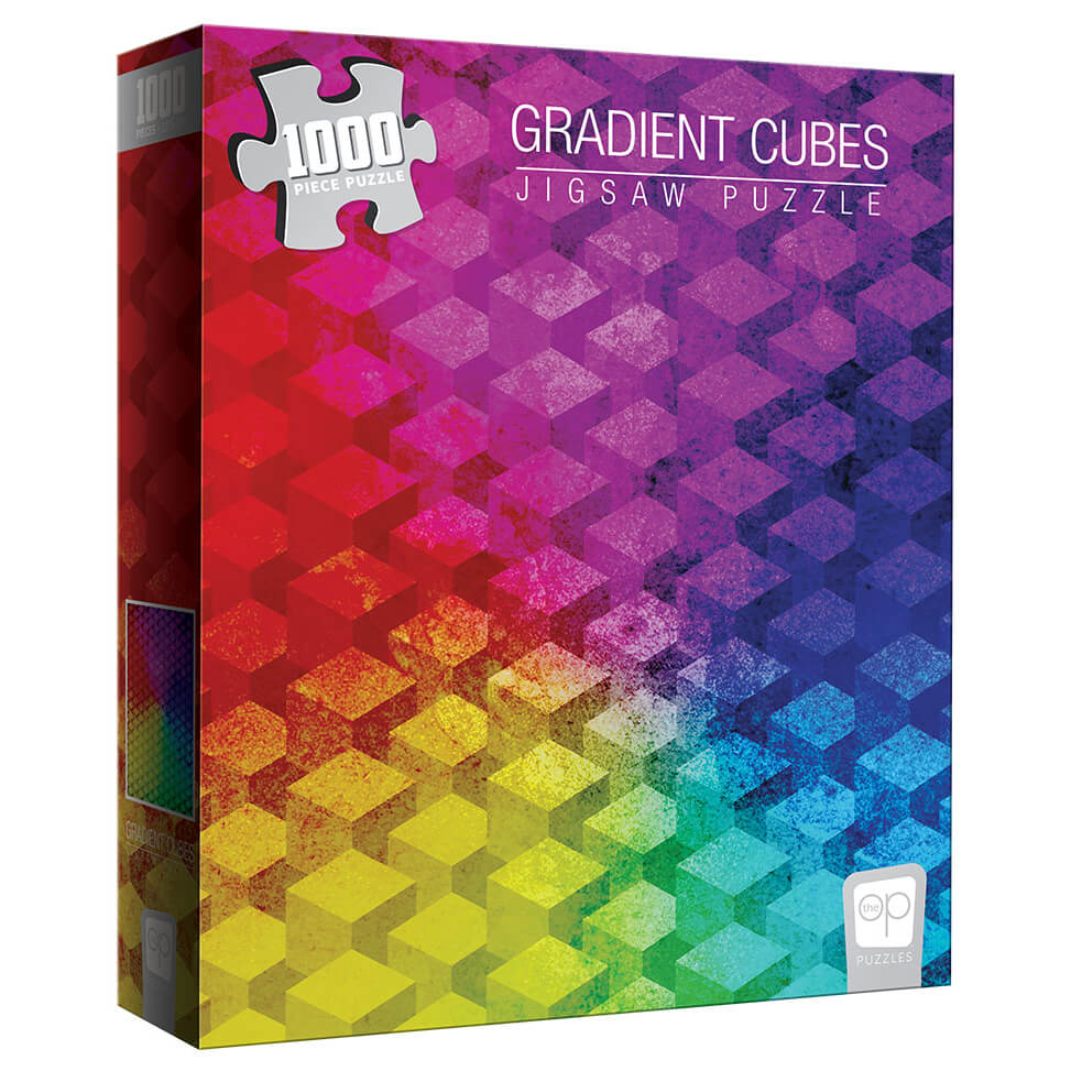 Puzzle (1000pc) Gradient Cubes — Twenty Sided™