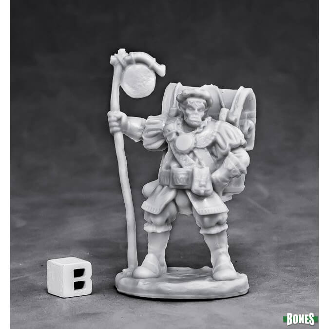 Mini - Reaper Bones 77458 Half-Orc Merchant — Twenty Sided™