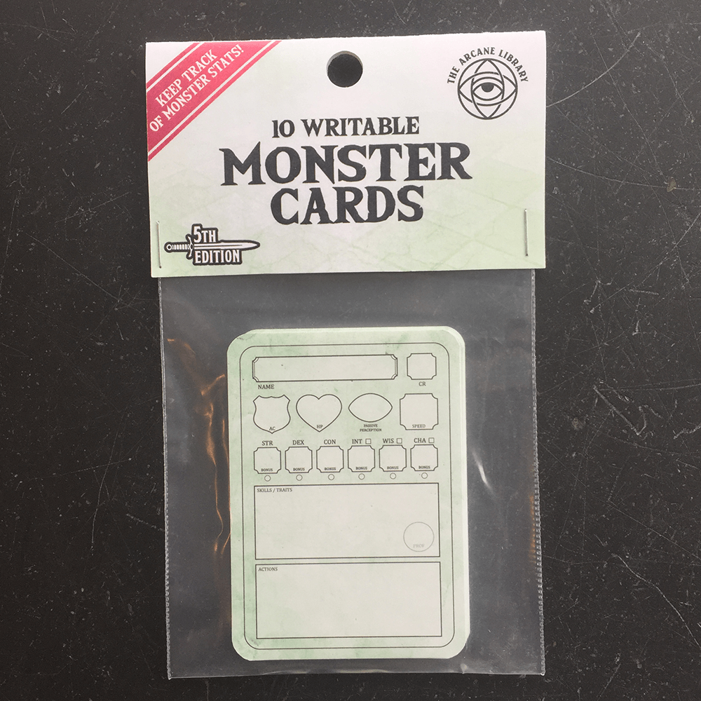 Combat Cards : Monster Cards — Twenty Sided™