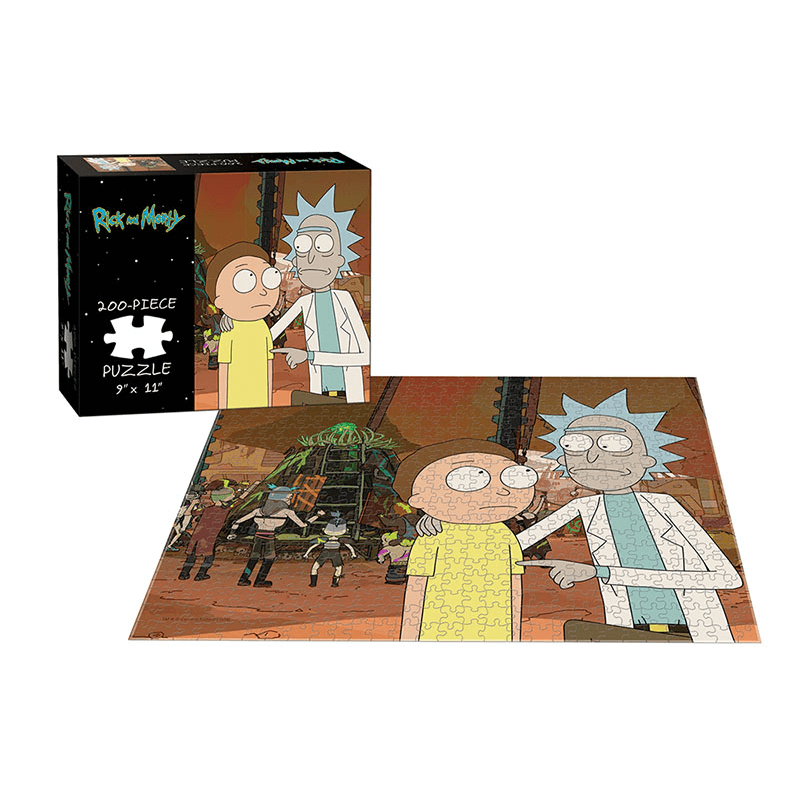Puzzle (200pc) Rick and Morty : Rickmancing the Stone — Twenty Sided™