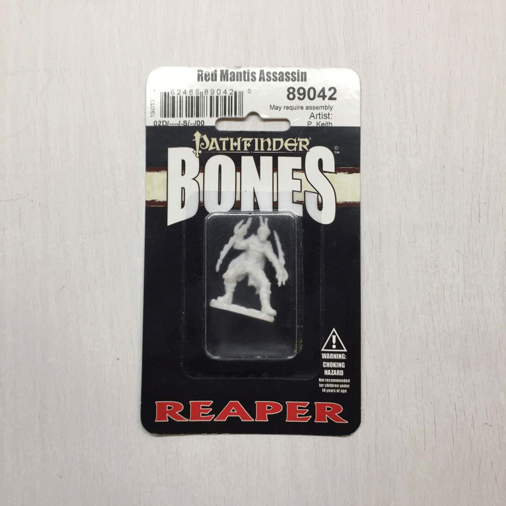 Mini - Reaper Bones Classic 89042 Pathfinder Red Mantis Assassin (Rogu ...