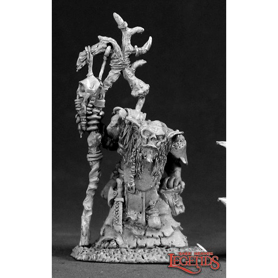 Mini - Reaper Metal 03043 Surkar Orc Shaman — Twenty Sided